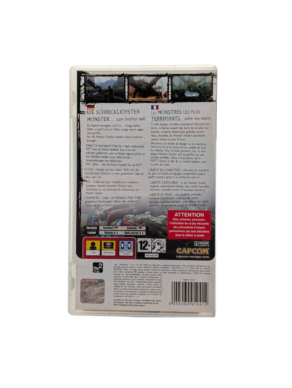 Monster Hunter Freedom PlayStation Portable (PSP) (Gebraucht) in Domat ...