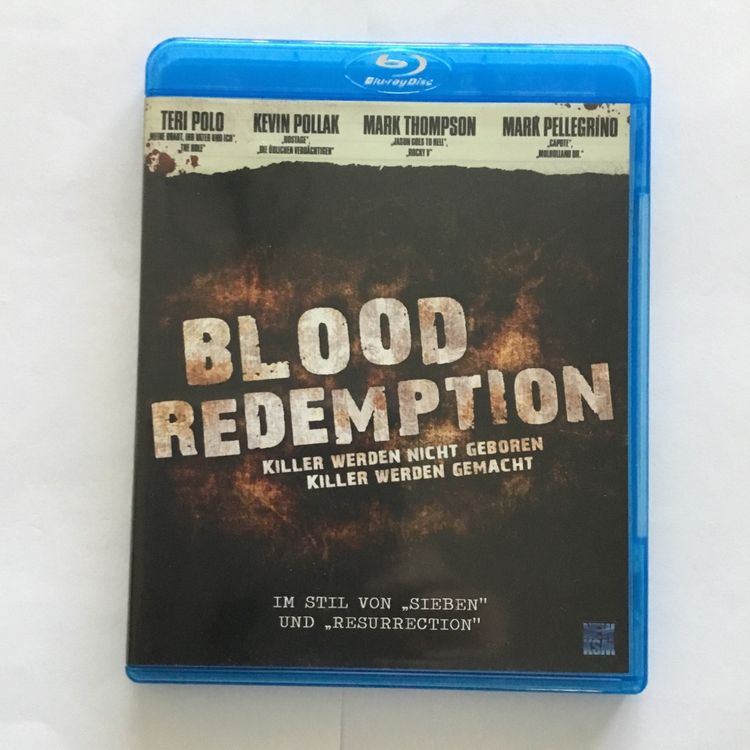📀 Blood Redemption Blu Ray Selten Rarität📀 (Neu (gemäss Beschreibung ...