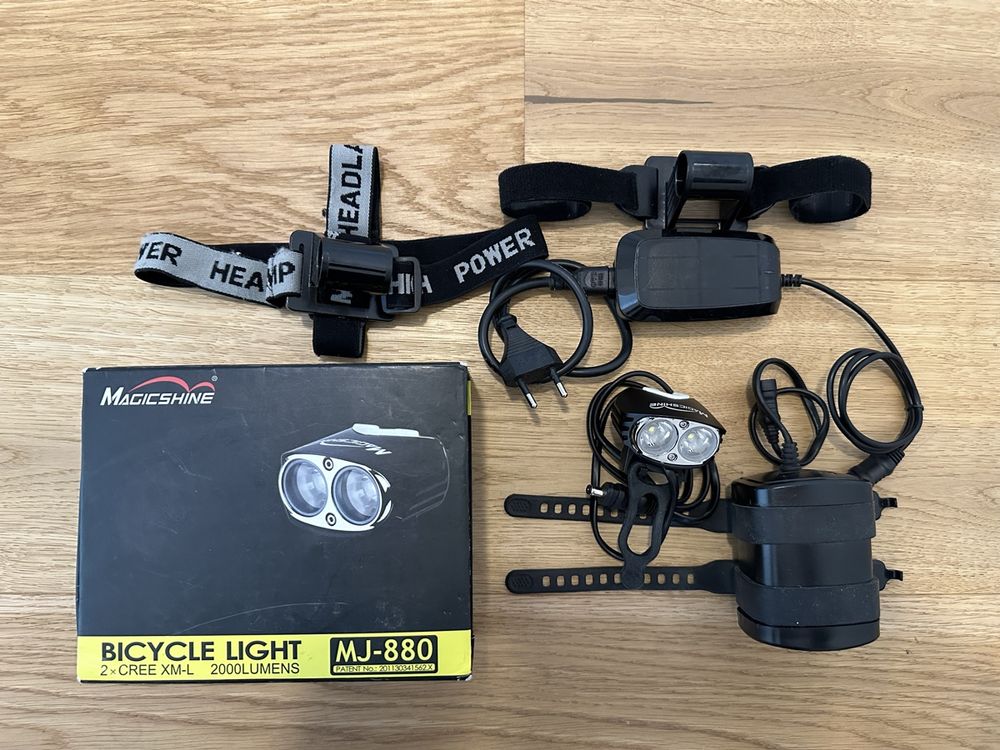 Magicshine MJ-880 Bikelampe Trailbeamer 2000 Lumen lm | Kaufen auf Ricardo