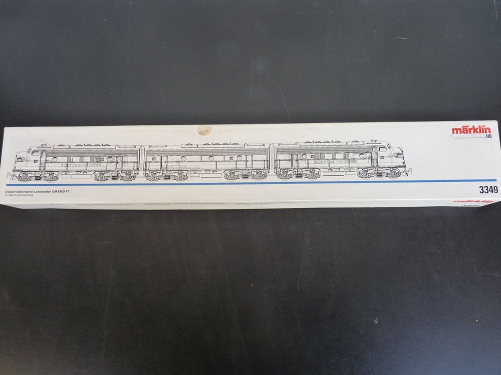 Märklin- Diesel Lokomotive GM EHD F7 elektrisch 3349 Neu (Neu (gemäss ...