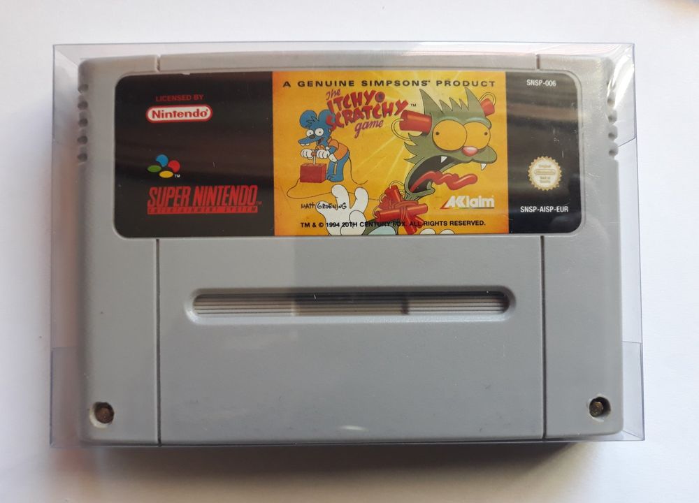 The Itchy & Scratchy Game 🕹️ Super Nintendo SNES PAL EUR (Gebraucht) in ...