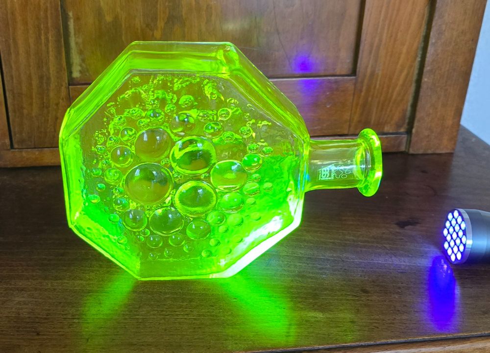 Uranglas Riihimäen Lasi Nanny Still Vase Vintage m.Label rar (Gebraucht ...