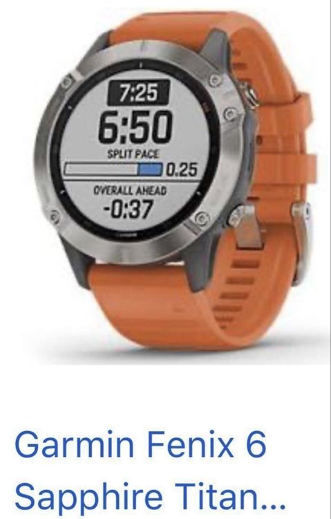 Garmin Fenix 6 Pro Sapphire Titanium (Neu (gemäss Beschreibung)) in ...