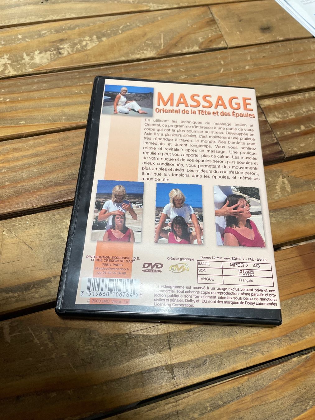 DVD massage oriental tête et épaules (D'occasion) à moudon pour CHF 0.6 ...