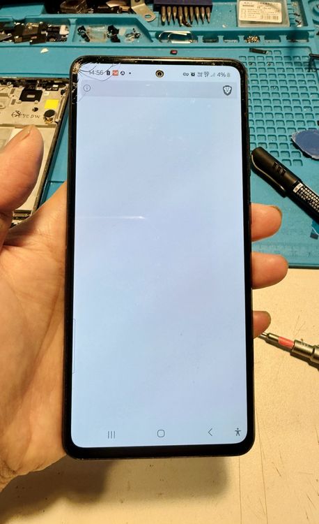 Galaxy A52 A526B Écran d'origine fissuré bon tactile (Gebraucht) in ...