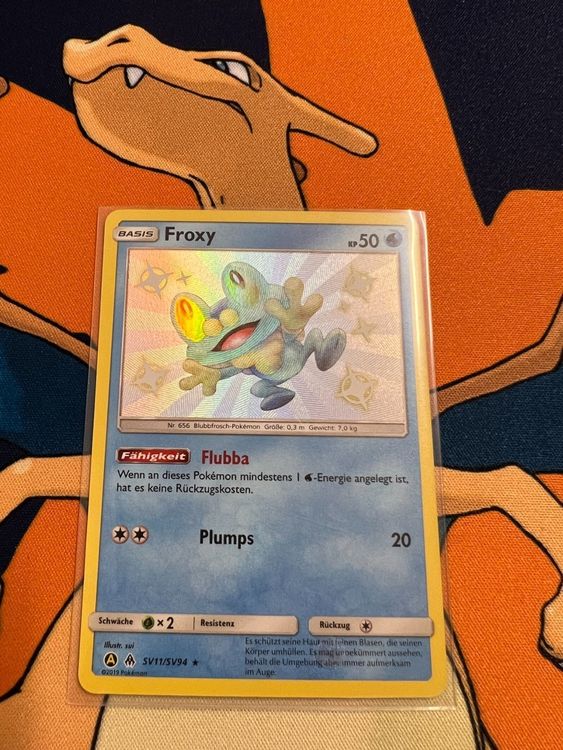Pokemon - Froxy (HIF SV11) - Shiny - Verborgenes Schicksal (Neu (gemäss ...