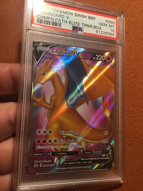 Charizard V, Promo Champion Path ETB (2020), PSA 10 Gem Mint | Kaufen auf Ricardo