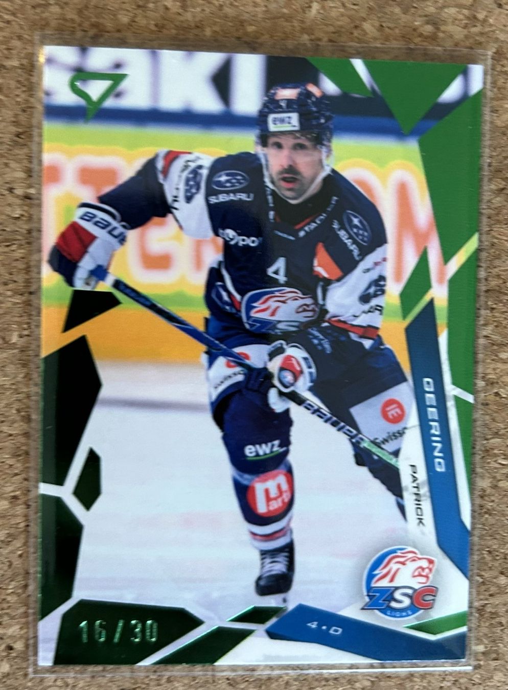 ZSC Lions Green Parallel Patrick Geering 16/30 (Neu (gemäss ...