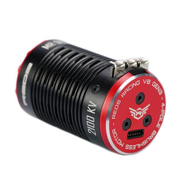 REDS Brushless Motor V8 1900KV 4 Pole Sensored GEN3 | Kaufen auf Ricardo