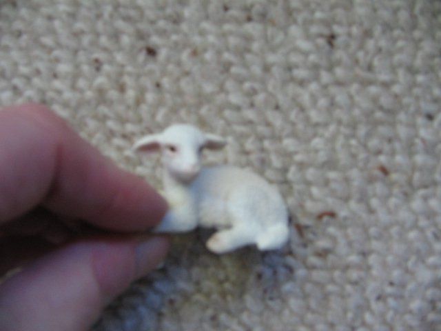 kleines Schäfchen Lamm weiss liegend Schleich | Kaufen auf Ricardo