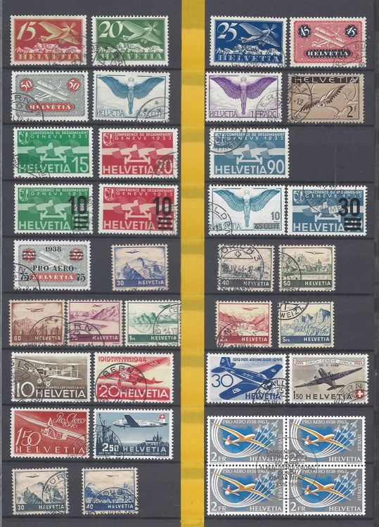 Lot diverse CH Flugpost Ausgaben | Kaufen auf Ricardo