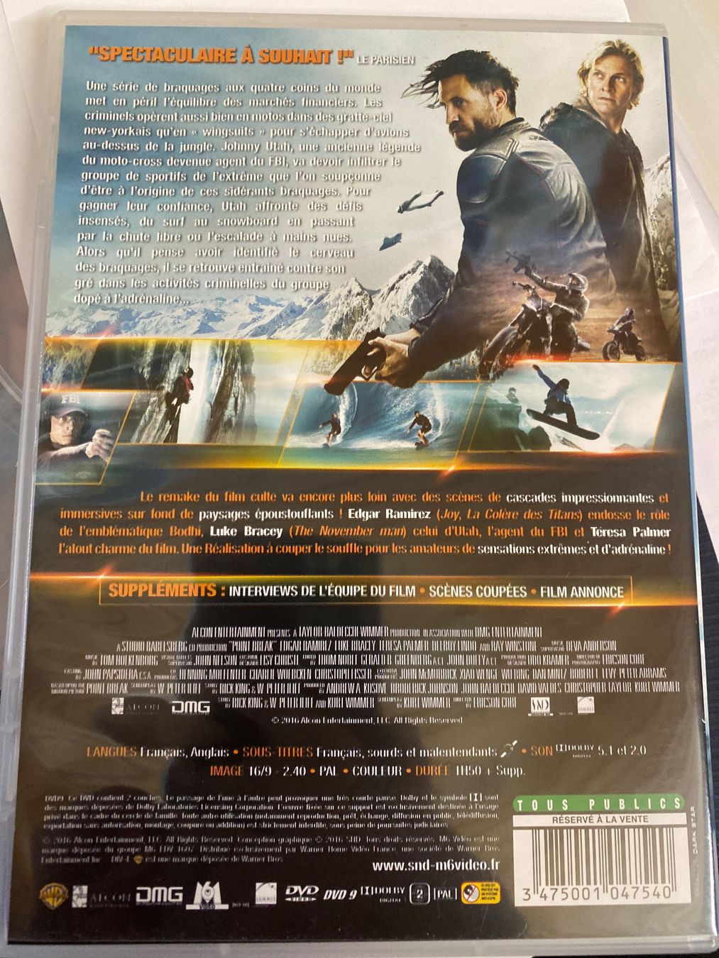 DVD Point Break - Le Crime n'a Plus de Limites (Gebraucht) in Le ...