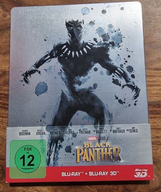 Black Panther Steelbook 2D & 3D Blu Ray 1A Neuzustand (Neu (gemäss Beschreibung)) in Gachnang ...