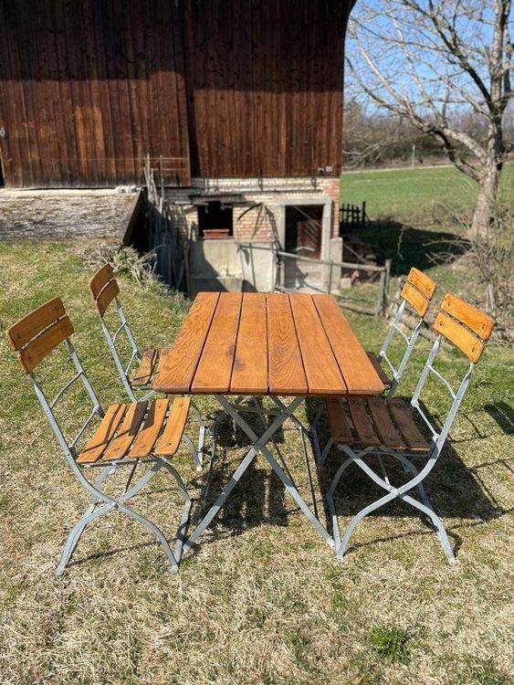 Biergarten Tisch Und Stuhle