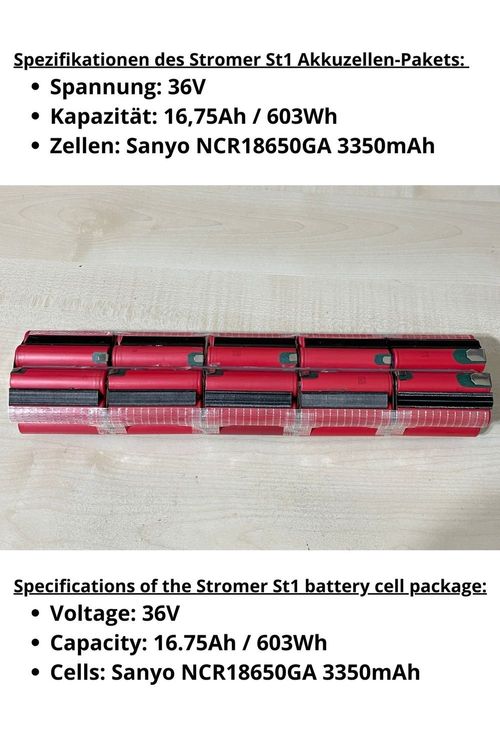 Akku für Stromer St1. Akkuzellen paket. (Neu (gemäss Beschreibung)) in ...