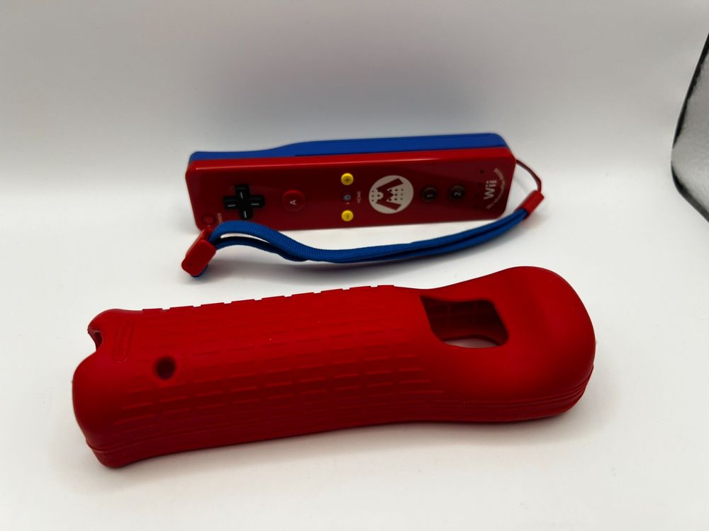 Wii MotionPlus INSIDE Controller Mario Edition + Hülle (Gebraucht) in ...