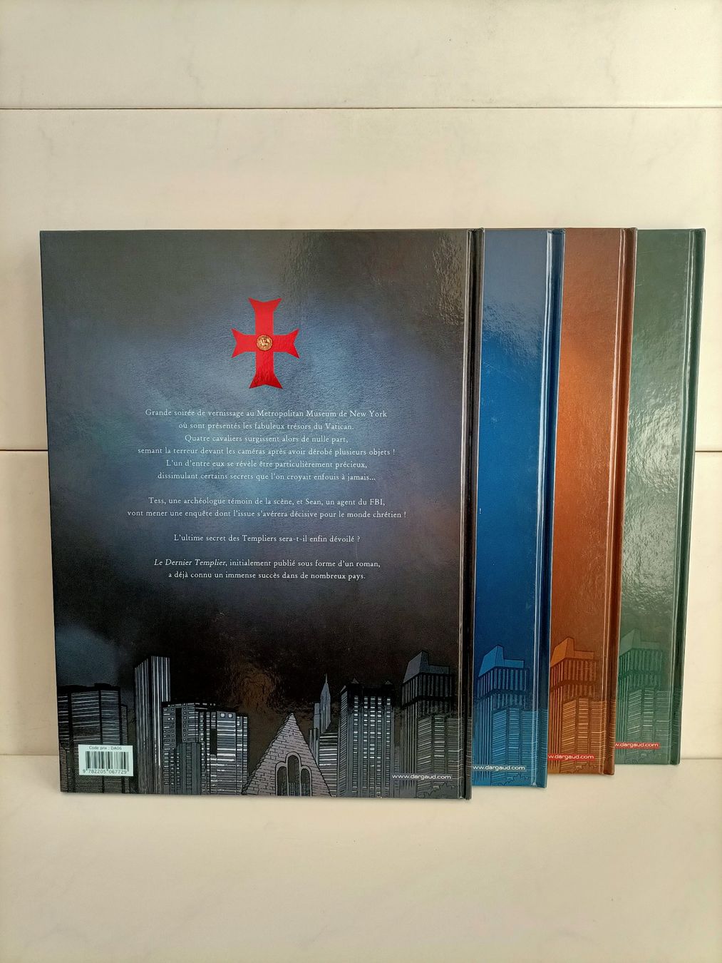 4x BD Le dernier Templier 1-2-3-4 / Khoury - Lalor / Dargaud (D ...