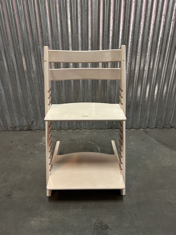 Chaise haute évolutive en bois clair Tripp Trapp stokke (Gebraucht) in ...