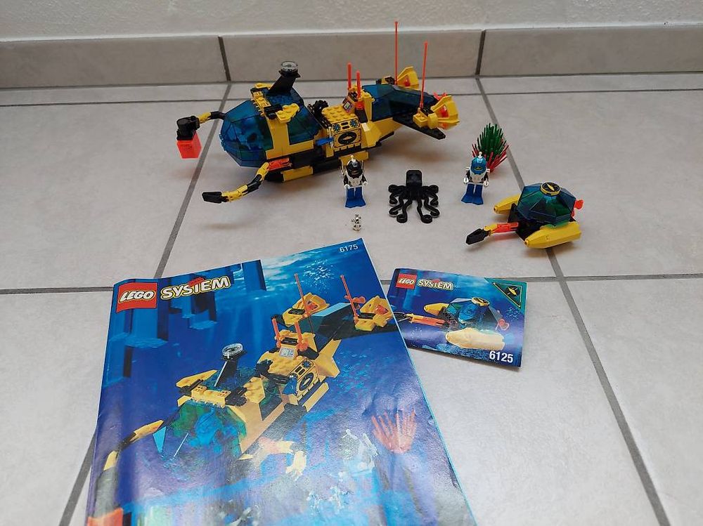 Lego 6175 Crystal Explorer Sub & 6125 Sea Sprint - Vintage (Gebraucht ...