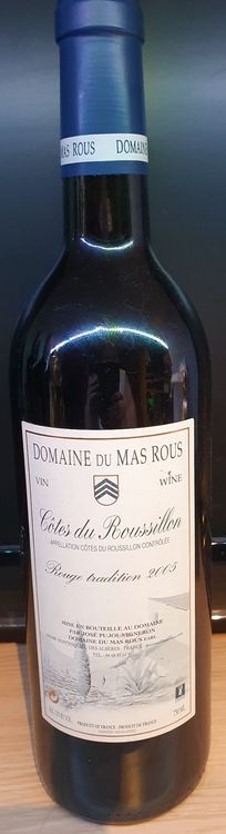 Cotes du Roussillon / Domain du Mas Rous 2005 (Gebraucht) in Brütten ...