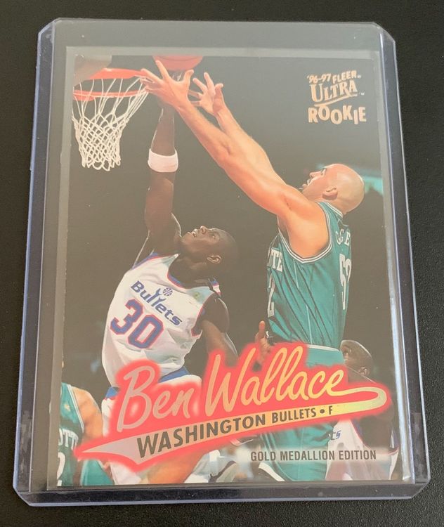 NBA Ben Wallace Gold Medaillon Rookie Card | Kaufen auf Ricardo