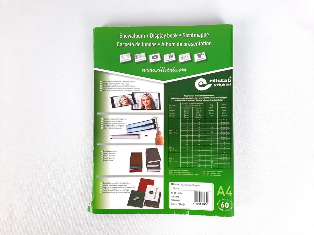 RILLSTAB Sichtmappe A4 60 Hüllen | Kaufen auf Ricardo