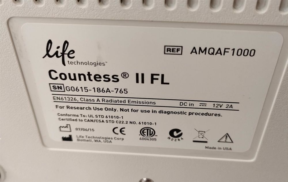 Countess II FL Automated Cell Counter (Gebraucht) in Niederdorf für CHF ...