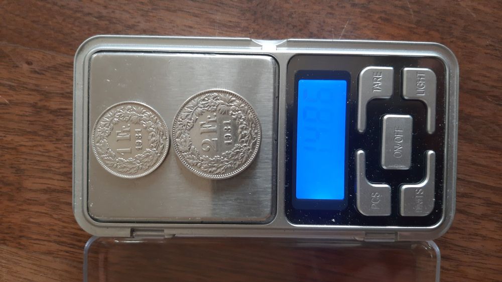 Schweizer Silbergeld 1931 Zwei und Einfränkler | Kaufen auf Ricardo