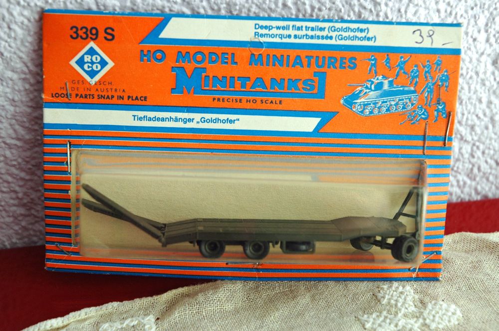 Roco Minitanks H0 (Flak, Kanone, Sattelschlepper etc.) OVP (Neu und ...