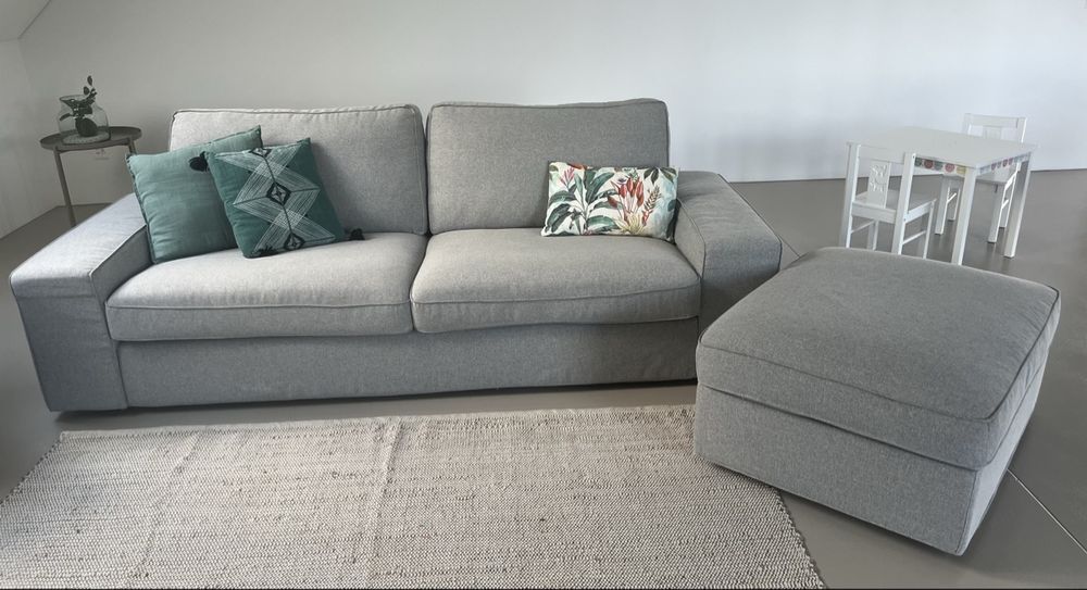 Sofà and footstool (Gebraucht) in Mettmenstetten für CHF 350 – nur Abholung auf Ricardo kaufen