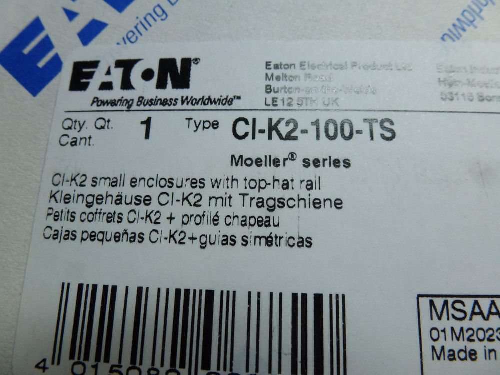 Leergehäuse Eaton CI-K2-100-TS | Kaufen auf Ricardo