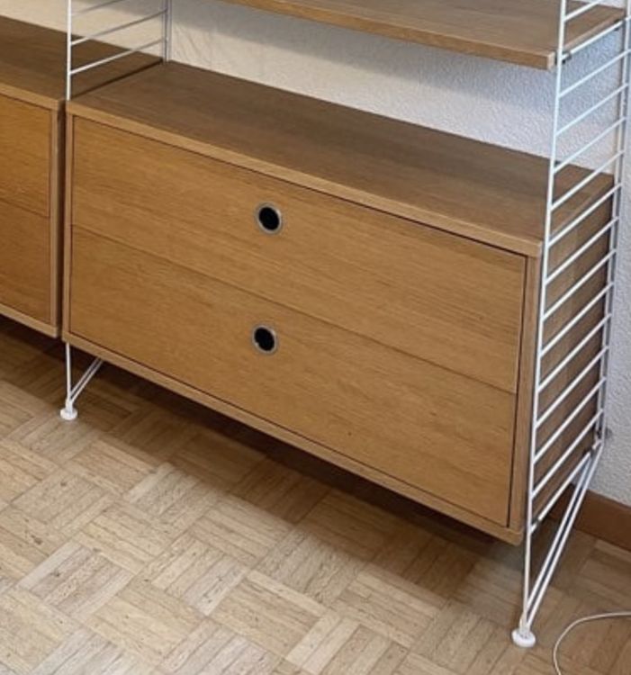 String - Schrankmodul mit Schubladen, Eiche 78x30 | Kaufen auf Ricardo