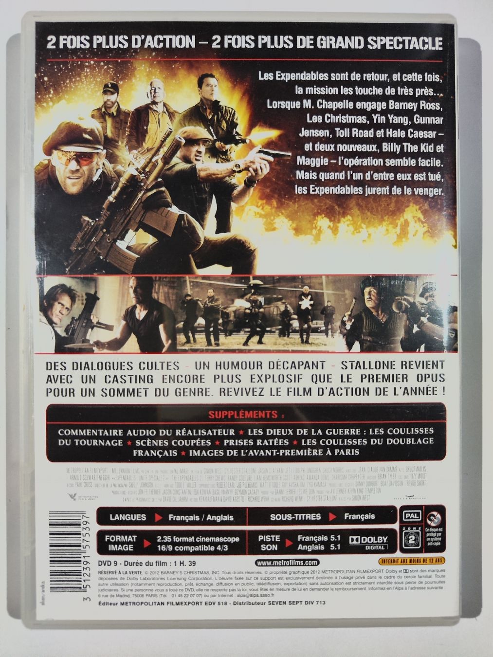 DVD - Expendables 2 (Gebraucht) in Commugny für CHF 3 – mit Lieferung ...