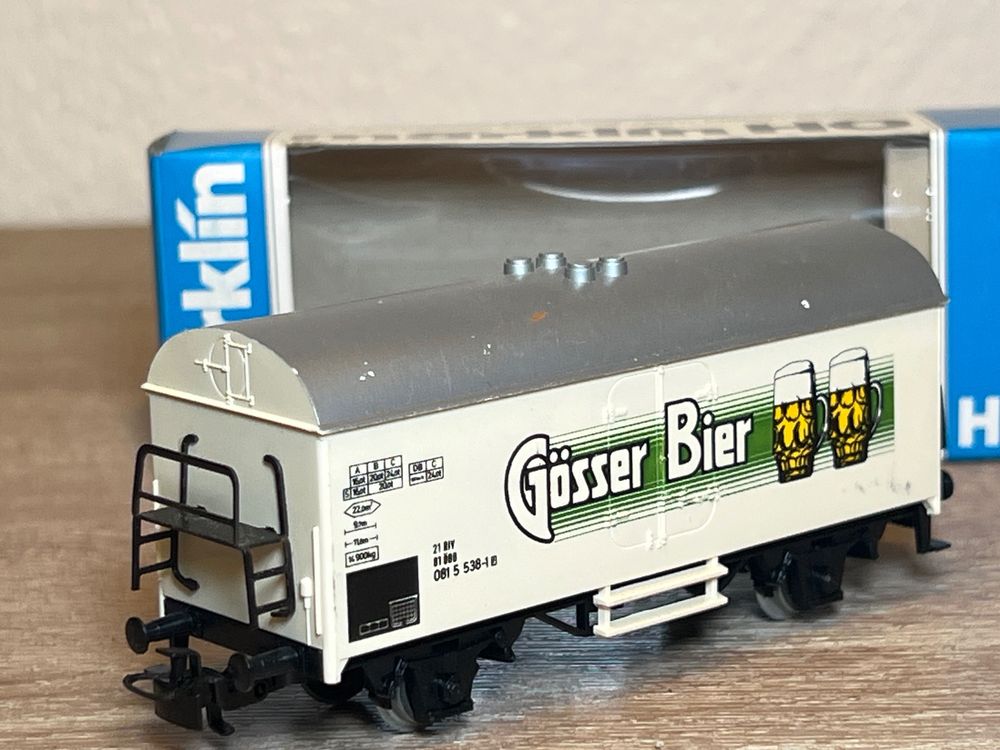 Märklin 4567 Kühlwagen Gösser Bier H0 OVP (1) | Kaufen auf Ricardo