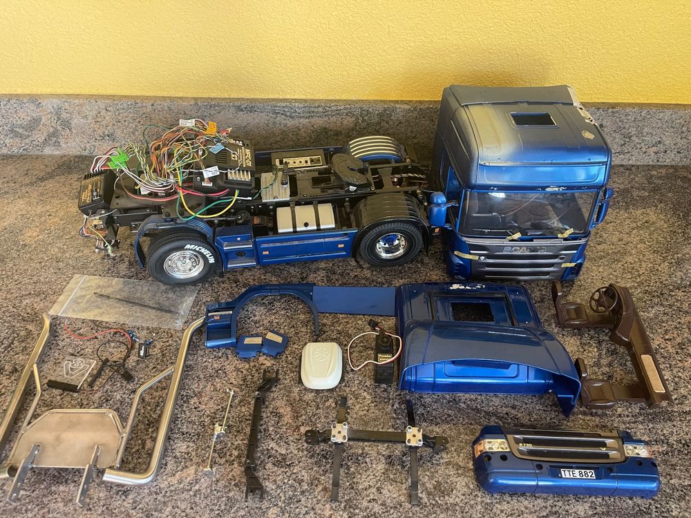 Tamiya Lastwagen mit Sound usw. zum fertig stellen! Ab 1.- (Gebraucht ...