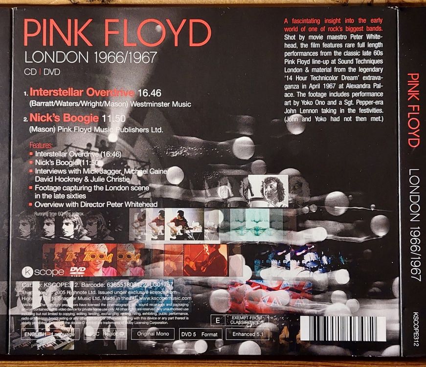London 66/67, Pink Floyd, CD + DVD! (Neu (gemäss Beschreibung)) in ...
