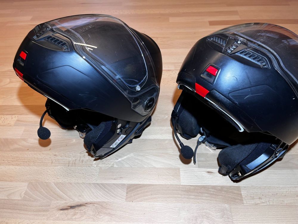 2x NOLAN N104 Klapphelm mit N-COM B4 Intercom (Gebraucht) in Weite für ...