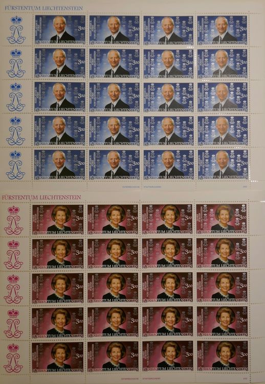 Frankaturware FL Fürst und Fürstin Kleinbögen ab Fr. 1.- (Neu (gemäss Beschreibung)) in Möhlin ...