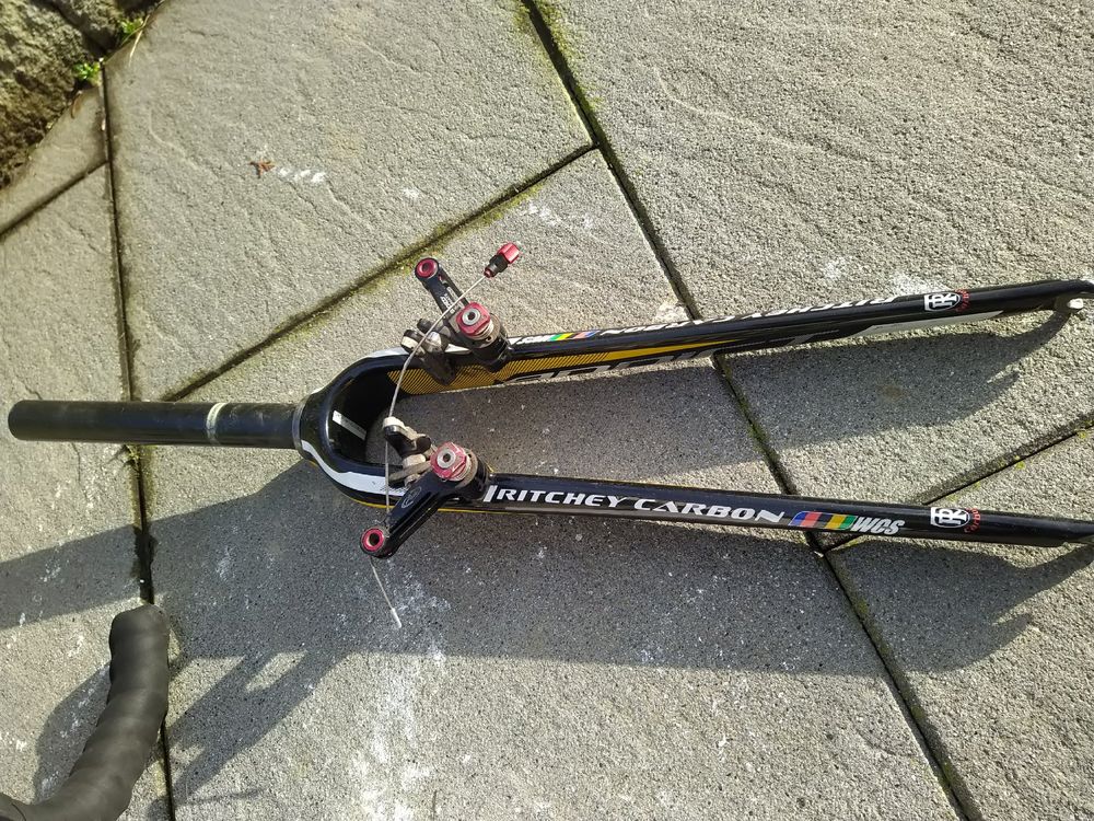 Scott Addict RC CX - Rahmen inkl. Gabel, Lenker und Bremsen (Gebraucht ...