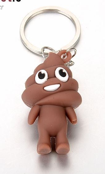 Schlüsselanhänger Kacke Emoji Smiley Scheisse Poop Hankey (Neu und ...