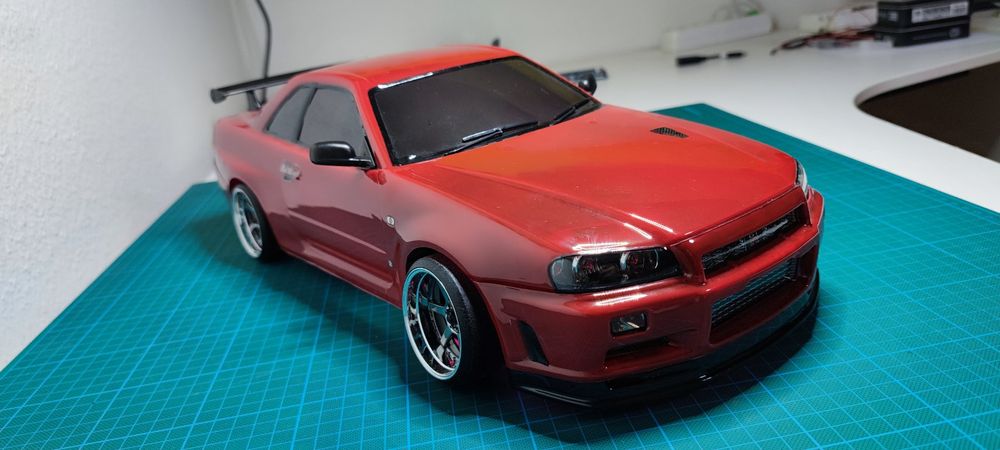 Nissan Skyline R34 - MST RMX 2.5RS black 1:10 RWD Drift | Kaufen auf ...