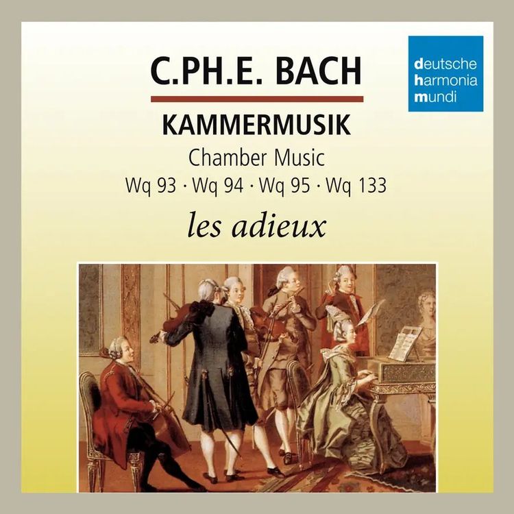 Bach CPE/Les Adieux/Staier/Bäss/Hazelzet: Drey Quartetten (Neu und originalverpackt) in ...