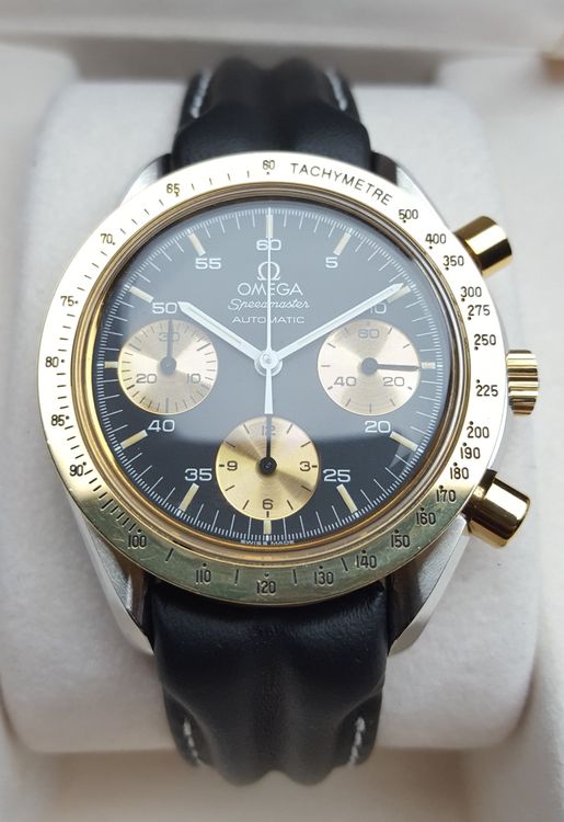 Omega Speedmaster Reduced Panda Stahl/Gelbgold Ref. 175.0033 | Kaufen ...