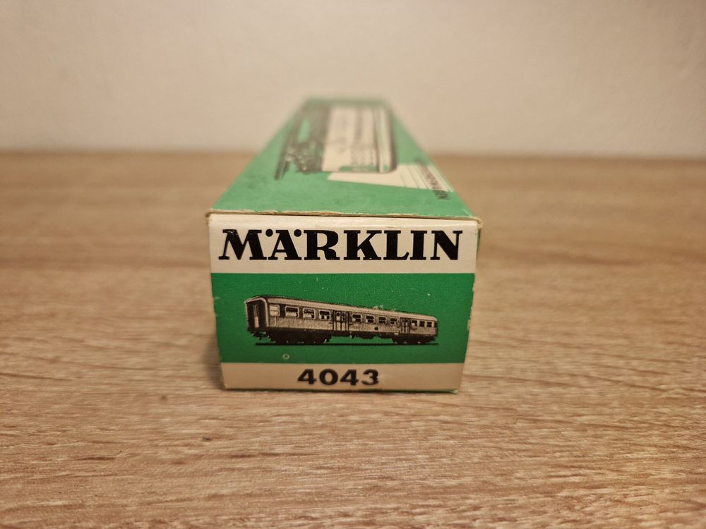 Märklin 4043 Nahverkehrswagen DB H0 (Gebraucht) in St-Aubin-Sauges für ...