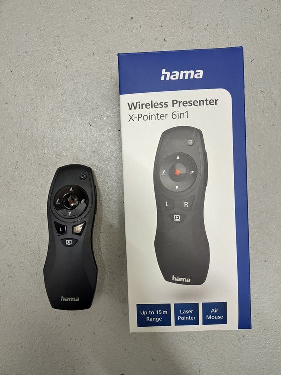 Hama Wireless Presenter X-Pointer Laserpointr 6in1 neuwertig (Neu ...