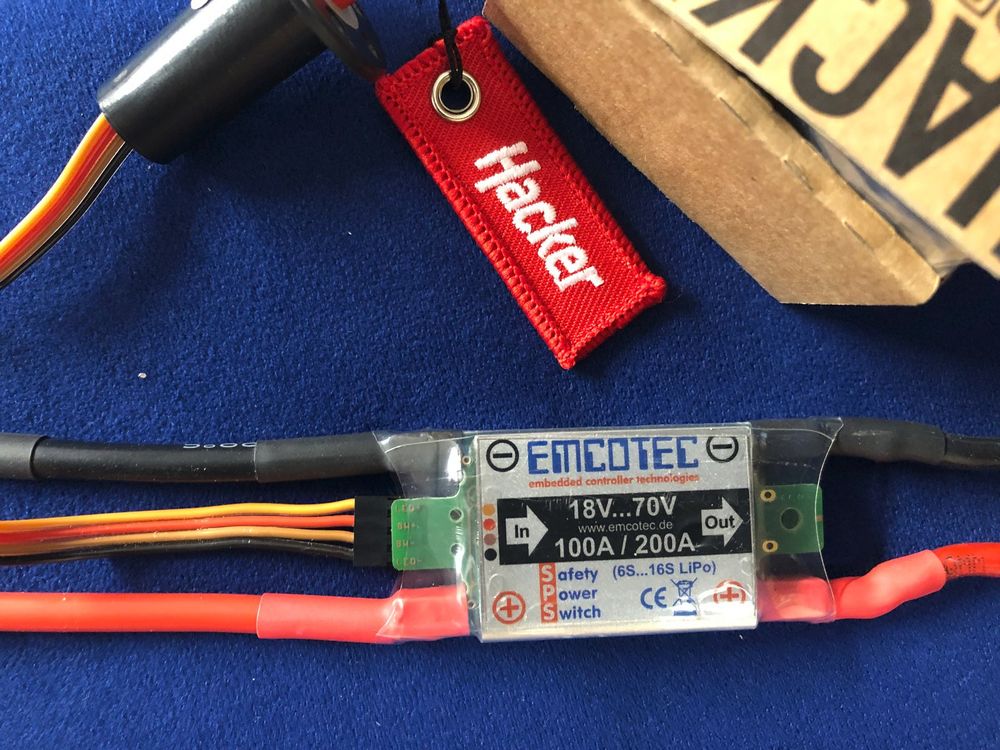 EMCOTEC Power switch 100-200A mit Magnetschaltung "Hacker" (Neu (gemäss ...