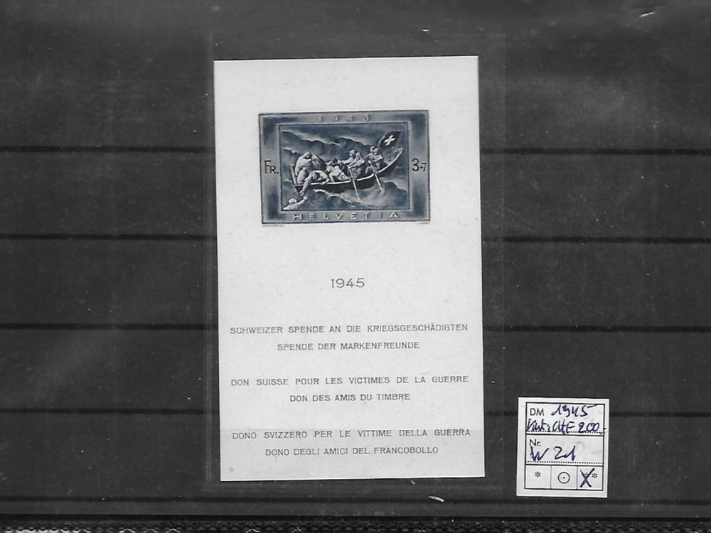 Block 1945 ** Kat: CHF 200.- | Kaufen auf Ricardo