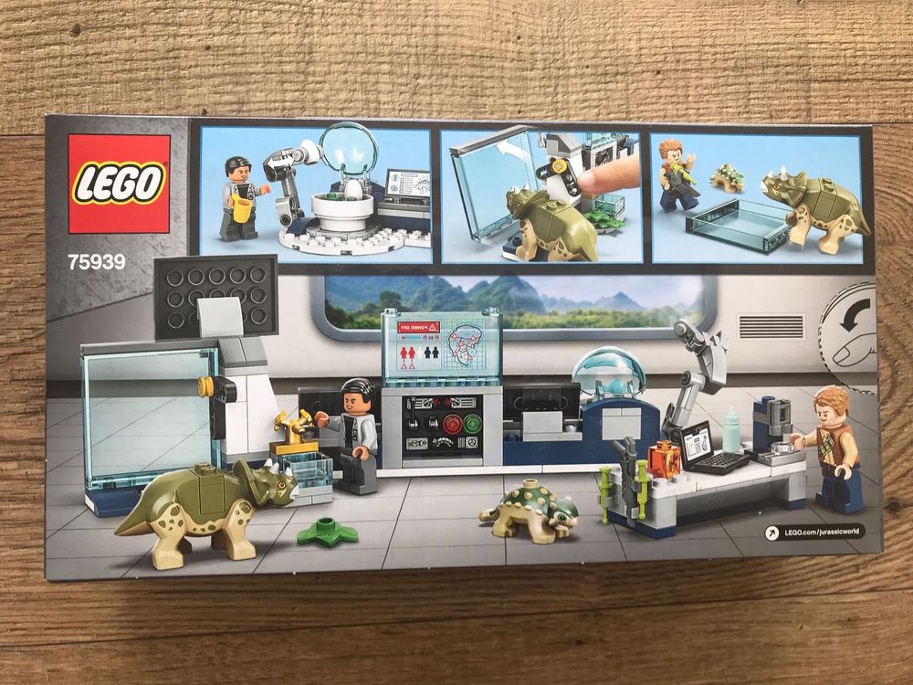 Lego jurassic world 75939 dr wu’s lab: baby dino breakout | Kaufen auf ...