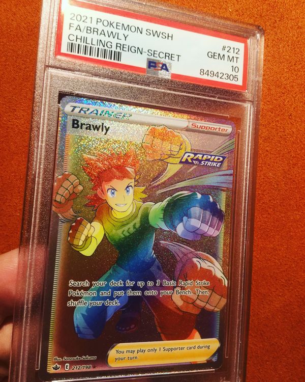 Brawly Full Art, Chilling Reign Secret (2021), PSA 10 Gem MT (Gebraucht ...