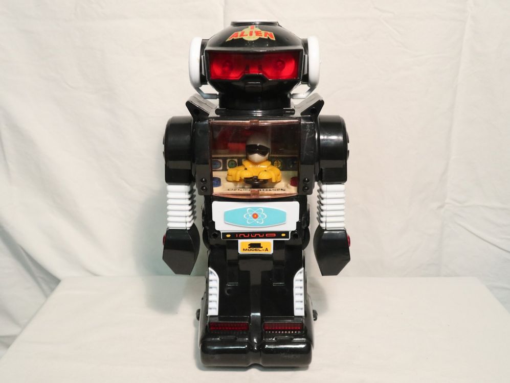 Grosser 80's Roboter Fancy Spaceman Robot 42cm mit Mikrofon | Kaufen ...